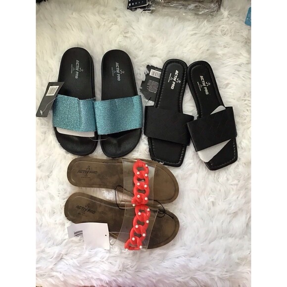 Activ Pro | Shoes | 3 Pairs Of Womens Sandals For The Beachpedicures ...